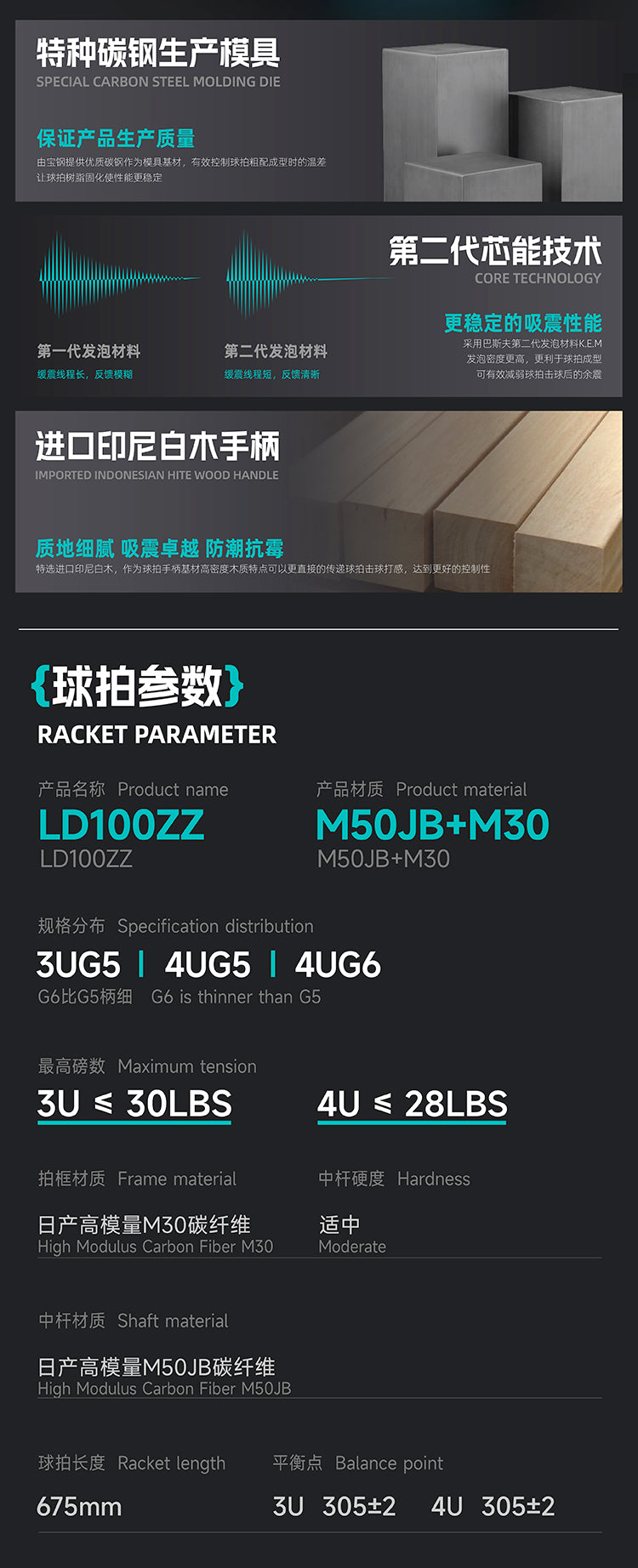 Ogkils LD100zz Badminton Racket – Discontinued | No Restock After July – Shuttle Place Vancouver